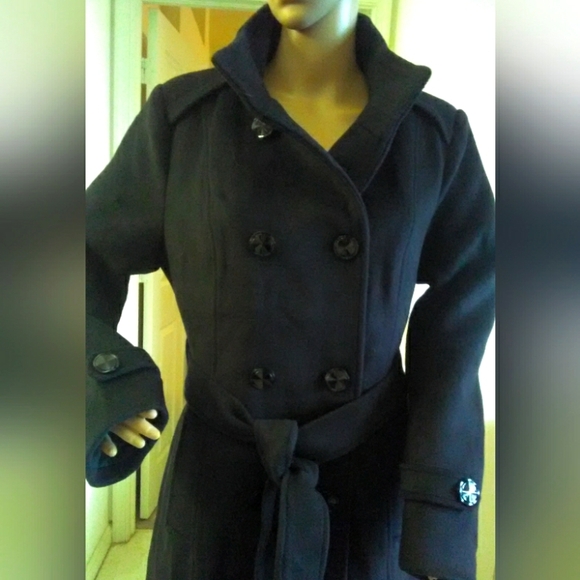 Escalier | Jackets & Coats | Bnwt Escalier Wool Polyester Blend Black ...